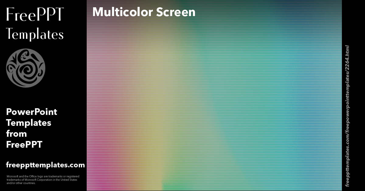 Multicolor Screen - PowerPoint Templates