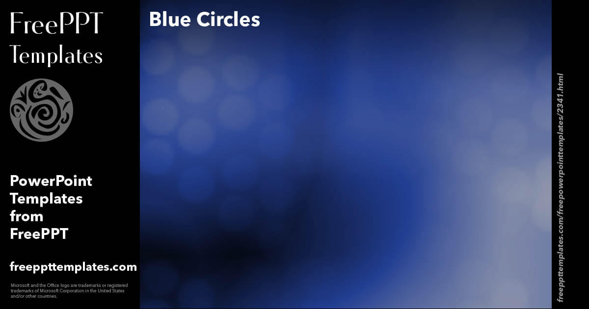 Blue Circles - PowerPoint Templates