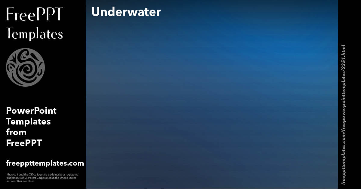 Underwater - PowerPoint Templates