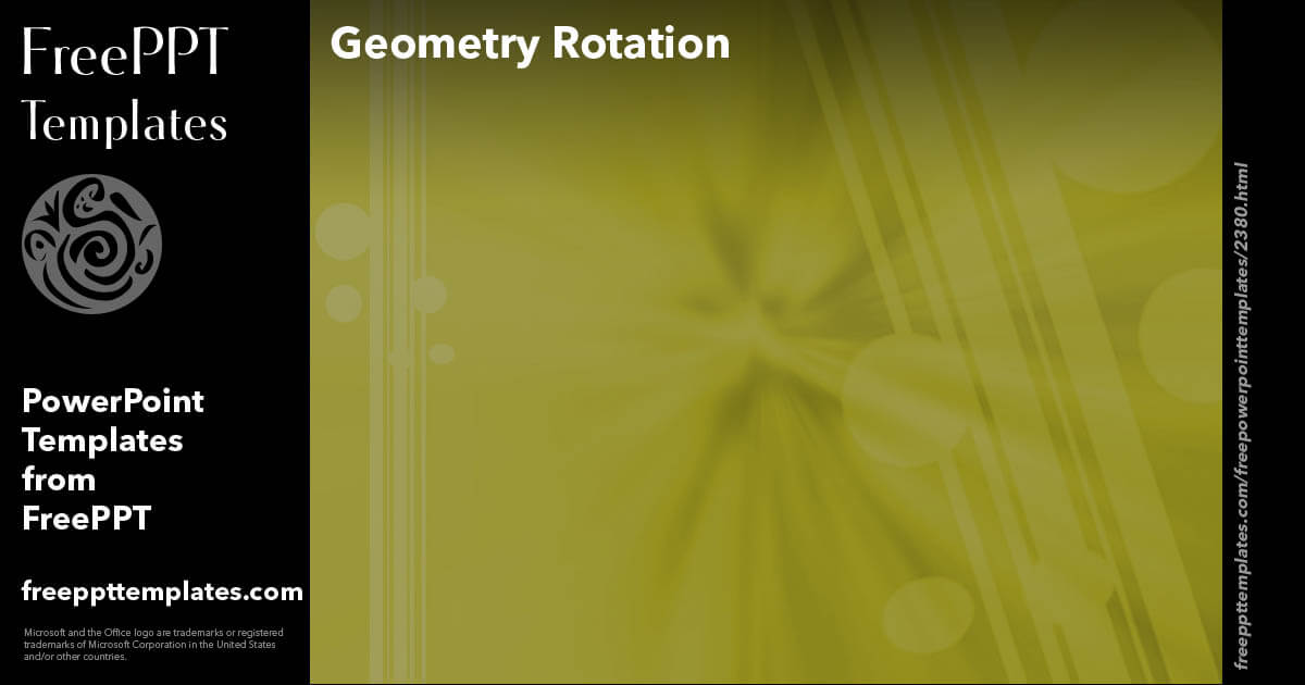 Geometry Rotation - PowerPoint Templates