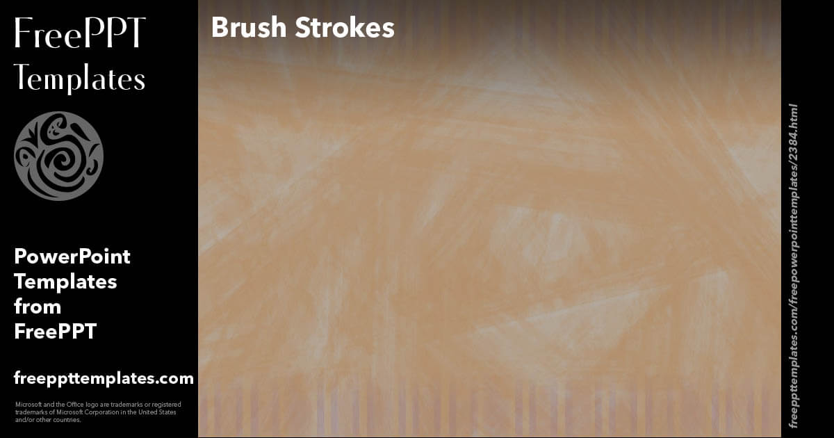 Brush Strokes 10 - PowerPoint Templates