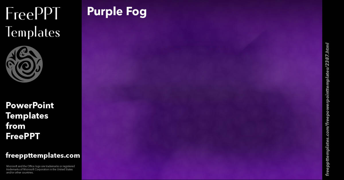 Purple Fog - PowerPoint Templates