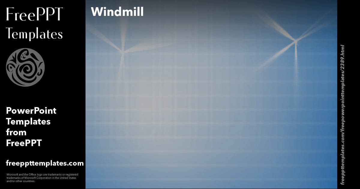 Windmill - PowerPoint Templates
