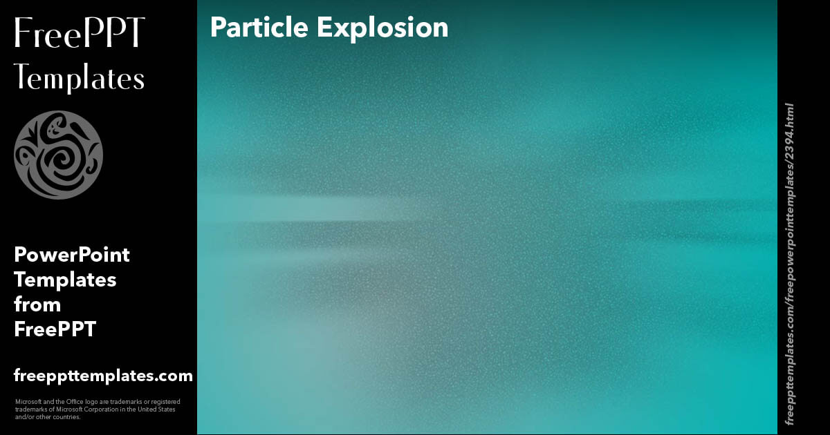 Particle Explosion - PowerPoint Templates