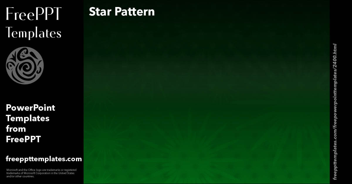 Star Pattern - PowerPoint Templates