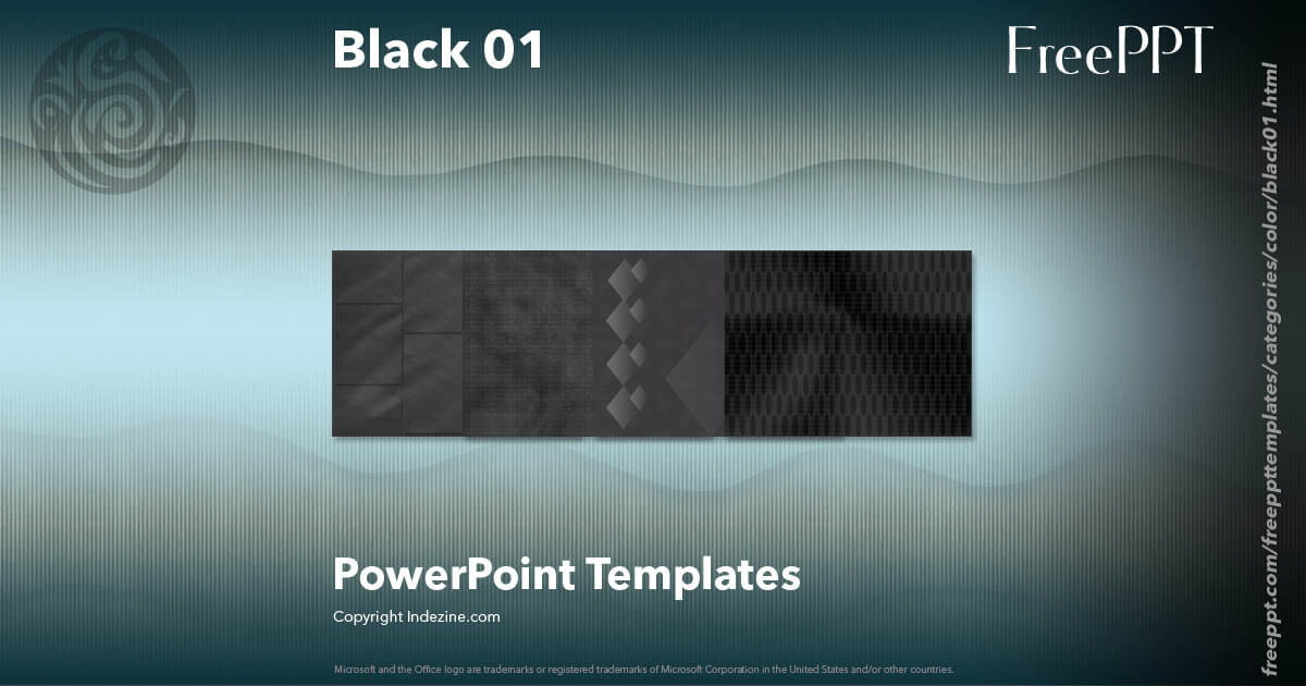 Black 01 PowerPoint Templates