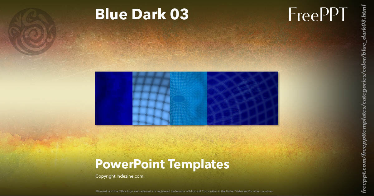 Blue Dark 03 PowerPoint Templates