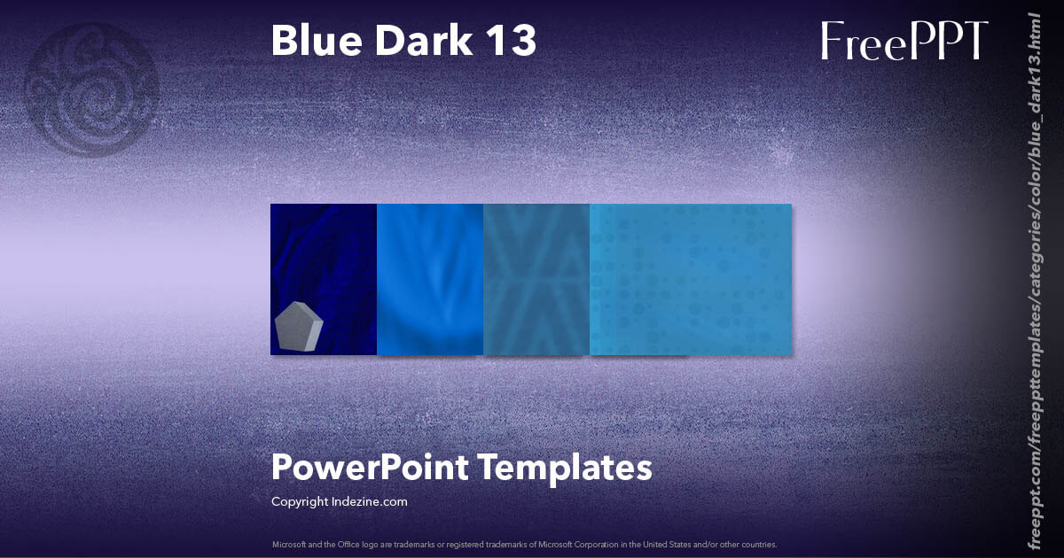 Blue Dark 13 PowerPoint Templates