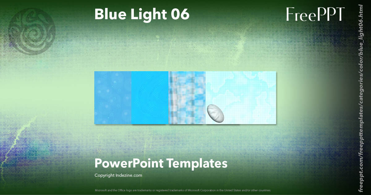 Blue Light 06 PowerPoint Templates