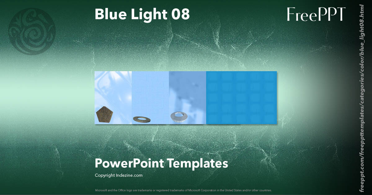 Blue Light 08 PowerPoint Templates