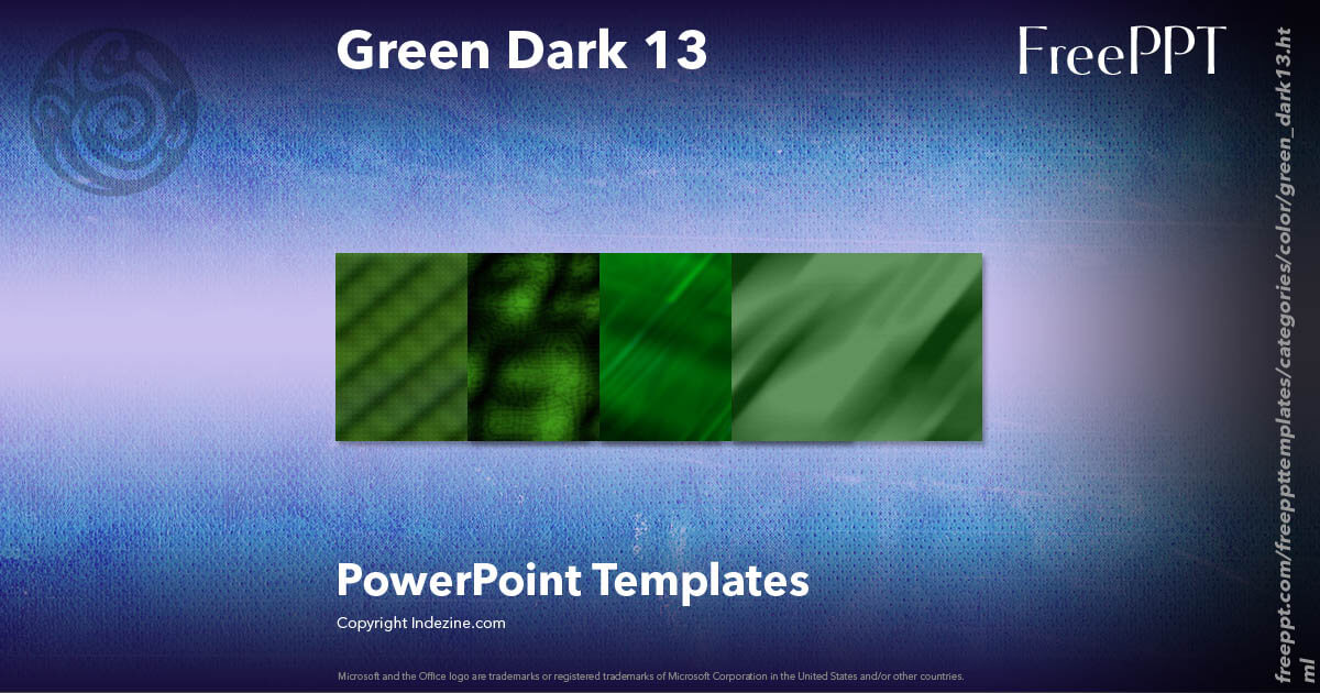 Green Dark 13 PowerPoint Templates