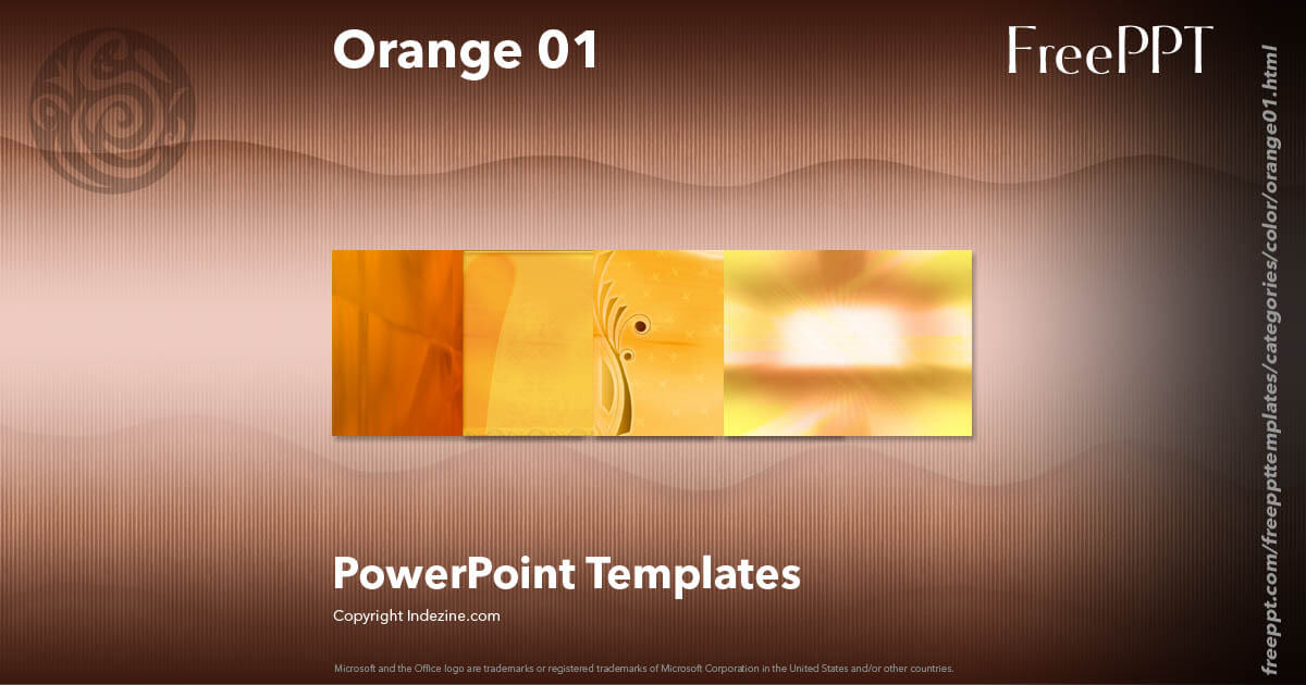 Orange 01 PowerPoint Templates