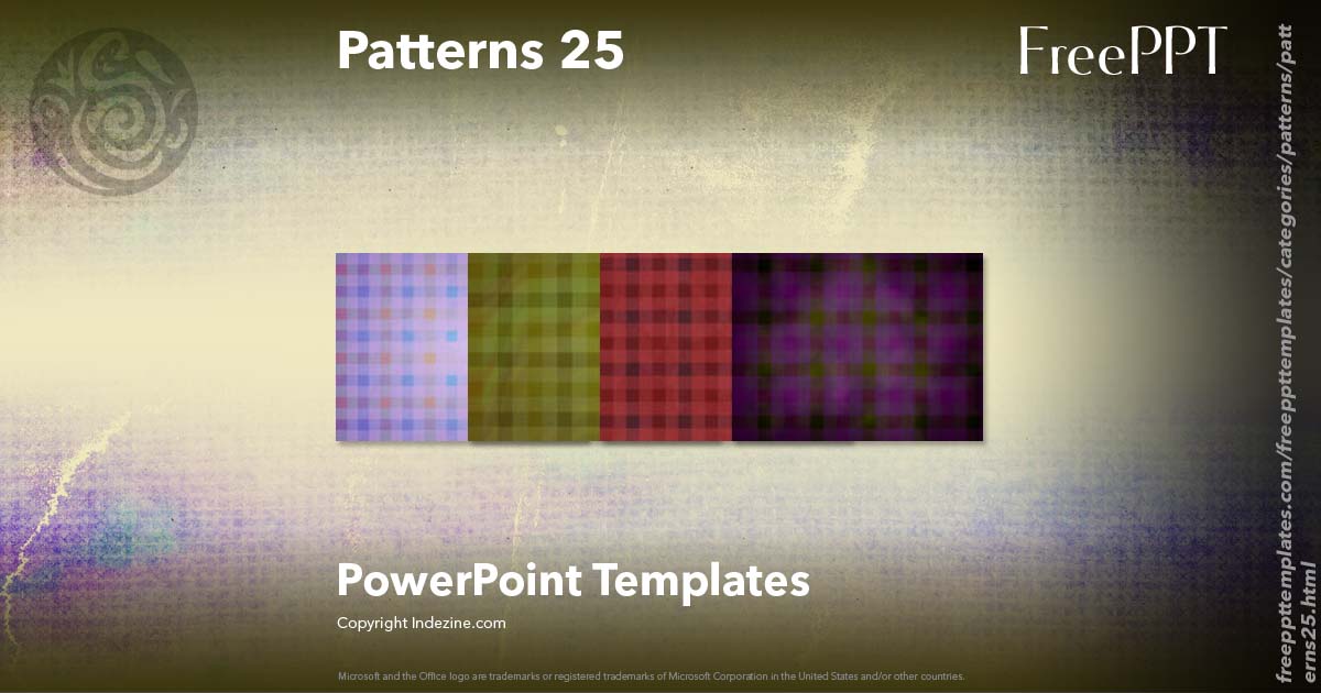 Patterns 25 PowerPoint Templates