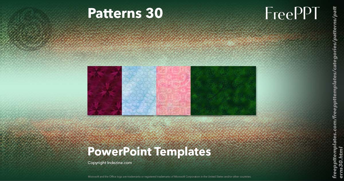 Patterns 30 PowerPoint Templates