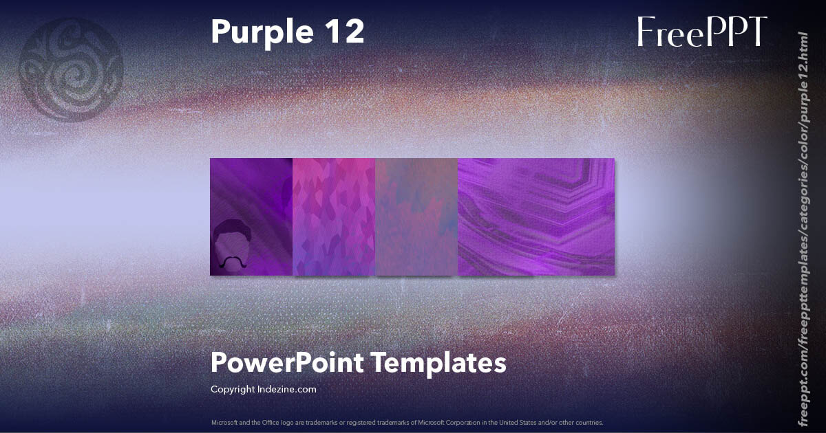 Purple 12 PowerPoint Templates