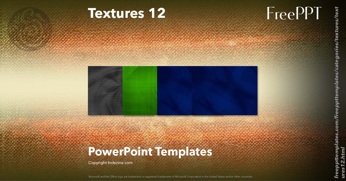 Textures 12 PowerPoint Templates