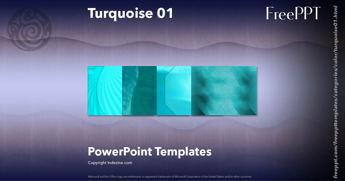 Turquoise 01 PowerPoint Templates