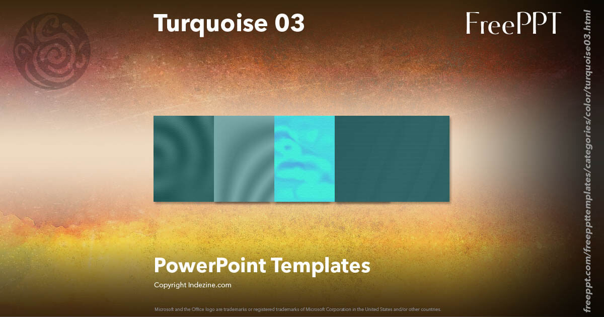 Turquoise 03 PowerPoint Templates