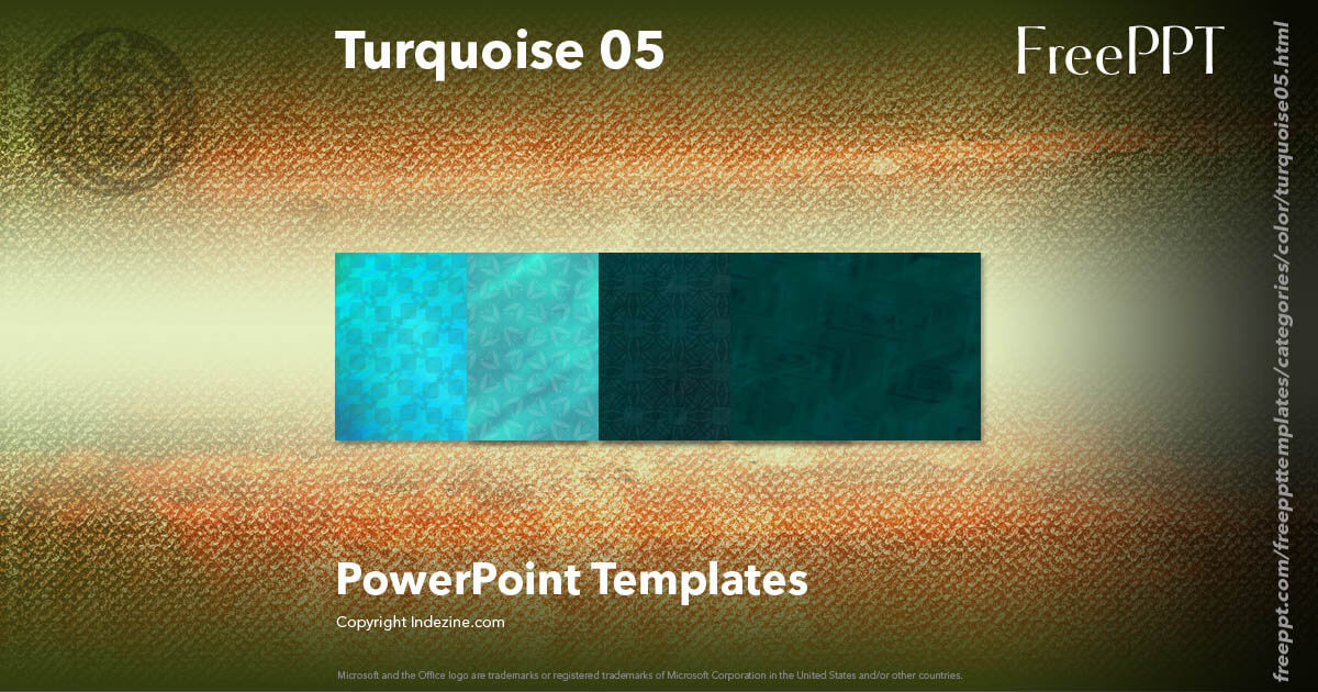 Turquoise 05 PowerPoint Templates