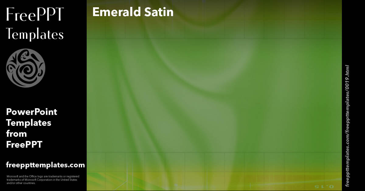 Emerald Satin - PowerPoint Templates