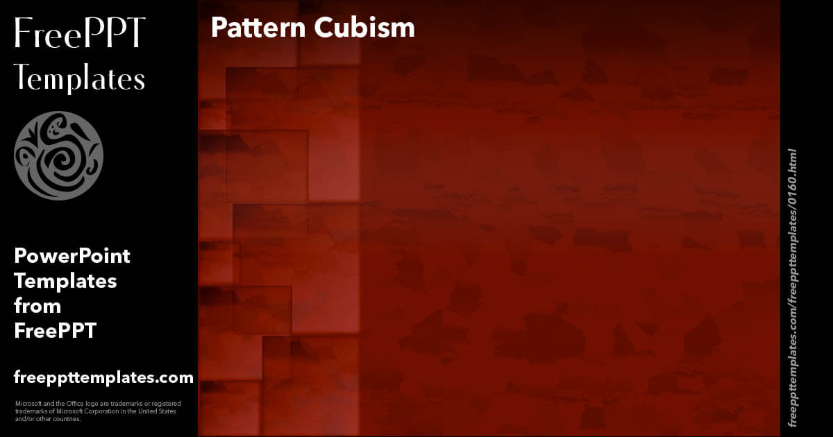 Pattern Cubism 03 - PowerPoint Templates