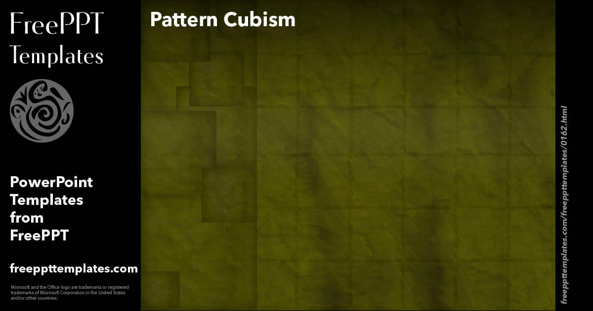 Pattern Cubism 05 - PowerPoint Templates