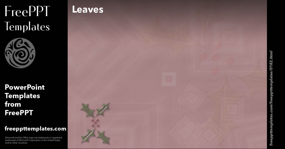 Leaves 01 - PowerPoint Templates
