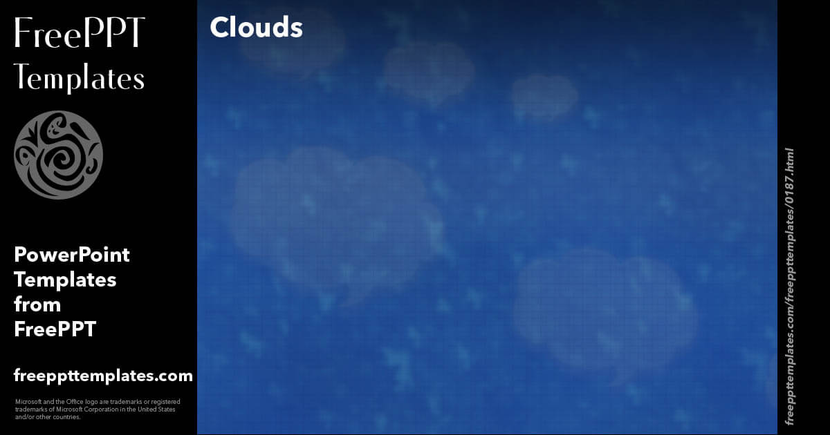 Clouds 06 - PowerPoint Templates