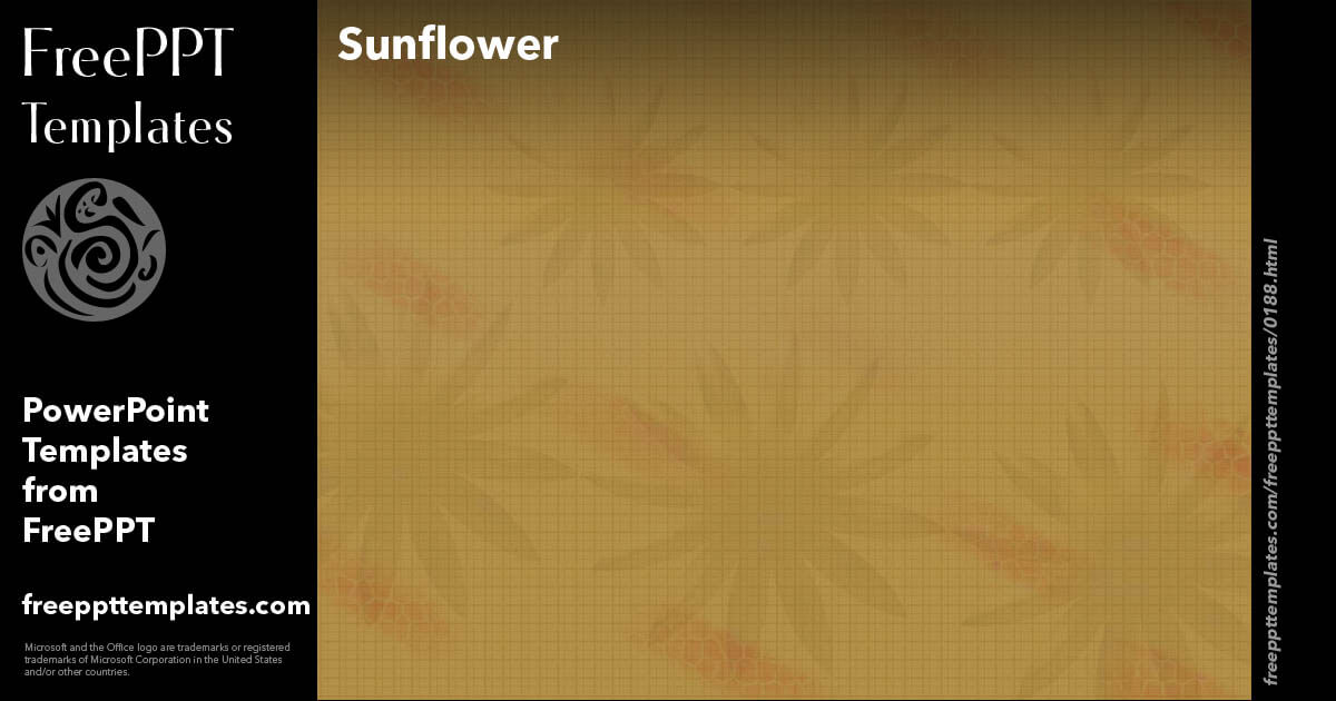 Sunflower - PowerPoint Templates