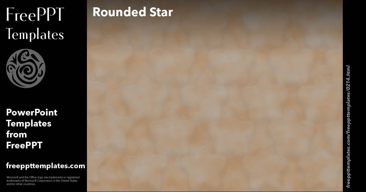 Rounded Star 03 - PowerPoint Templates