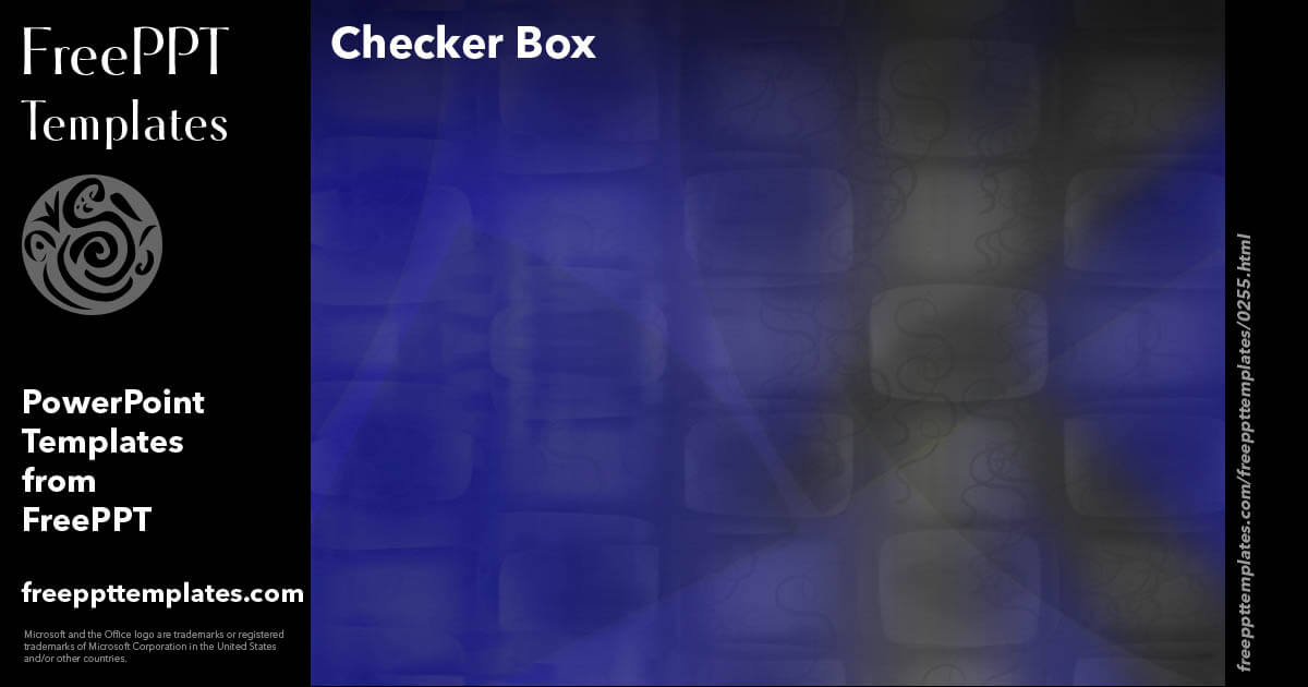 Checker Box 01 - PowerPoint Templates