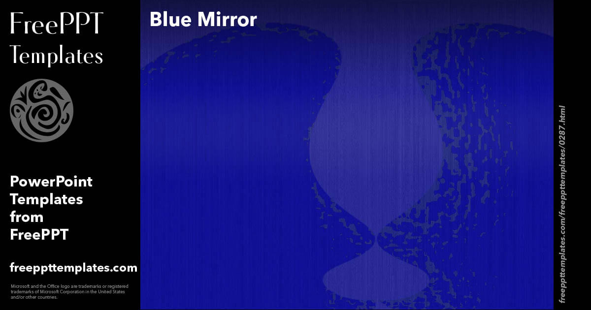 Blue Mirror - PowerPoint Templates