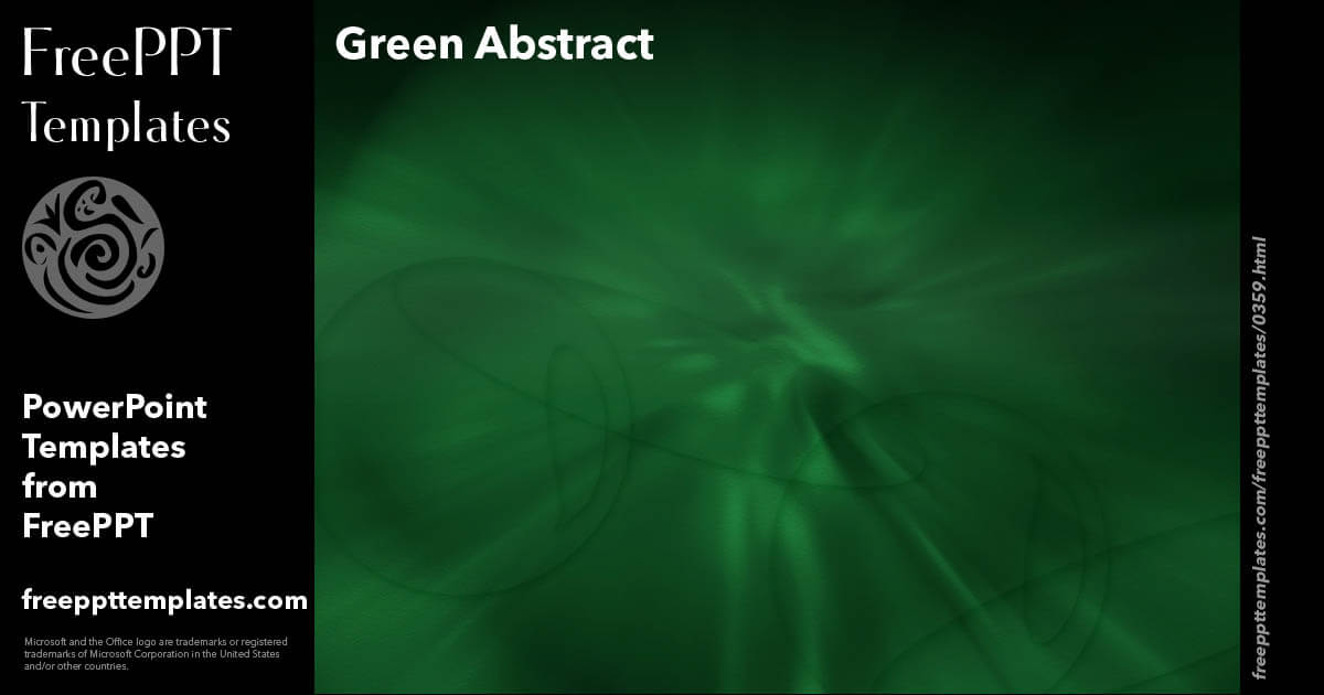 Green Abstract 01 - PowerPoint Templates