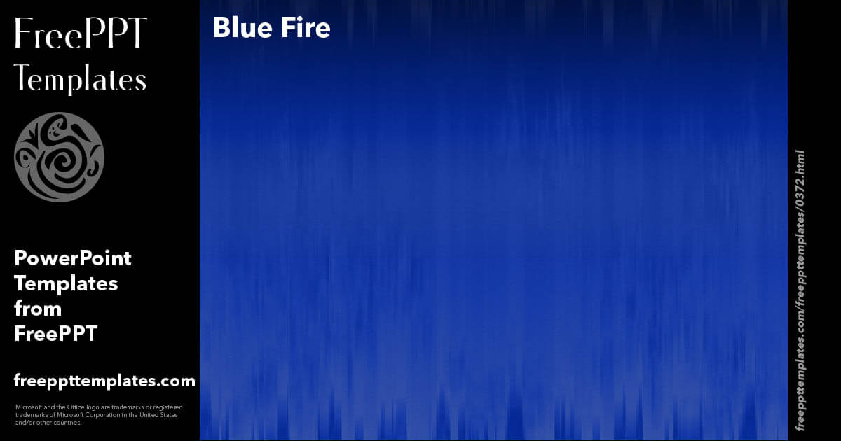 Blue Fire - PowerPoint Templates
