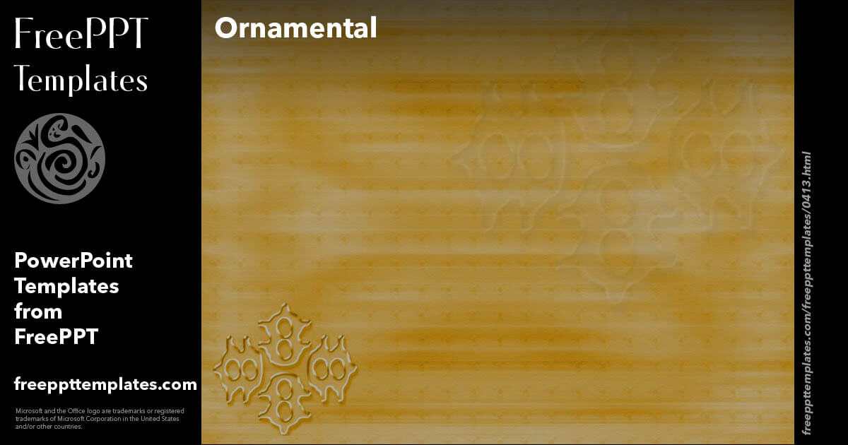 Ornamental 03 - PowerPoint Templates