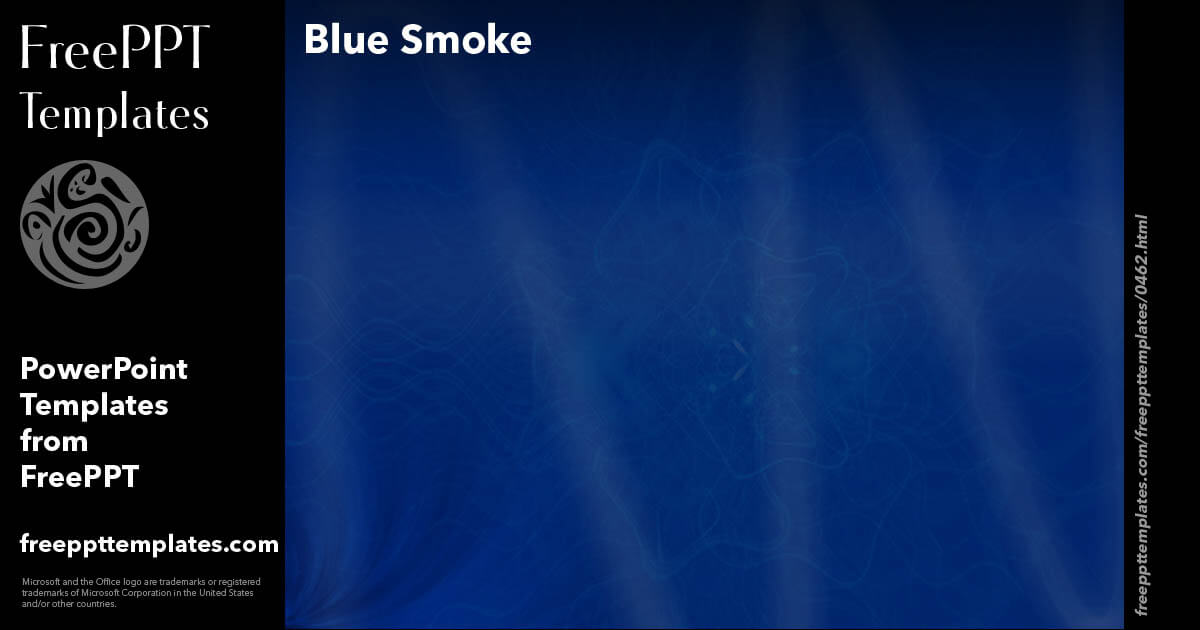 Blue Smoke - PowerPoint Templates