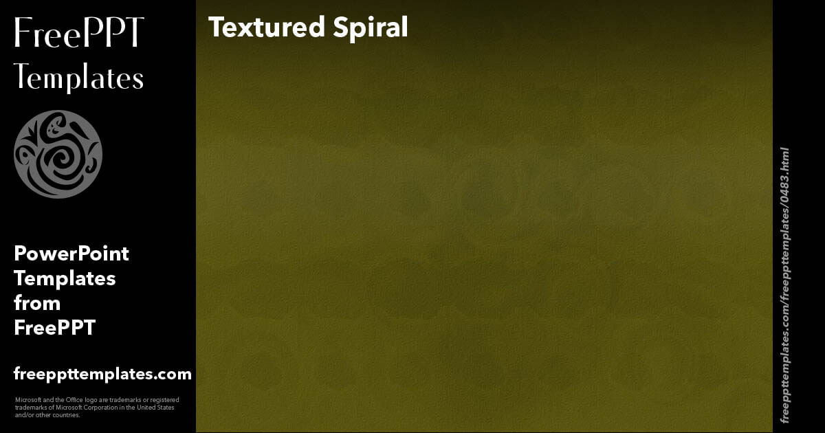 Textured Spiral 01 - PowerPoint Templates