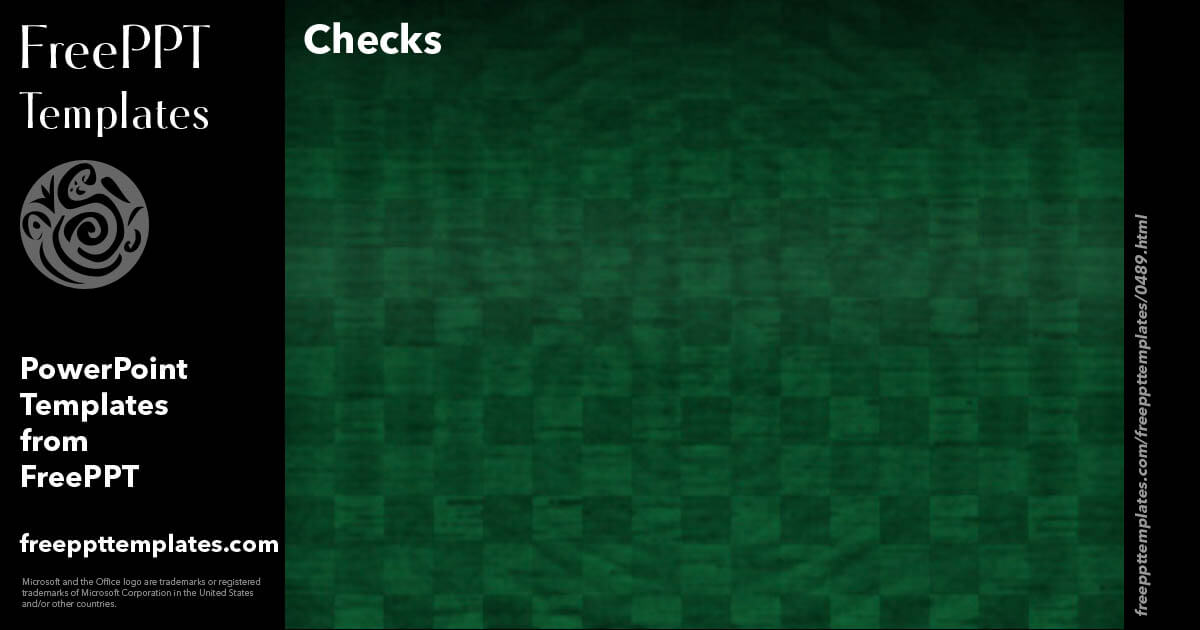 Checks 06 - PowerPoint Templates