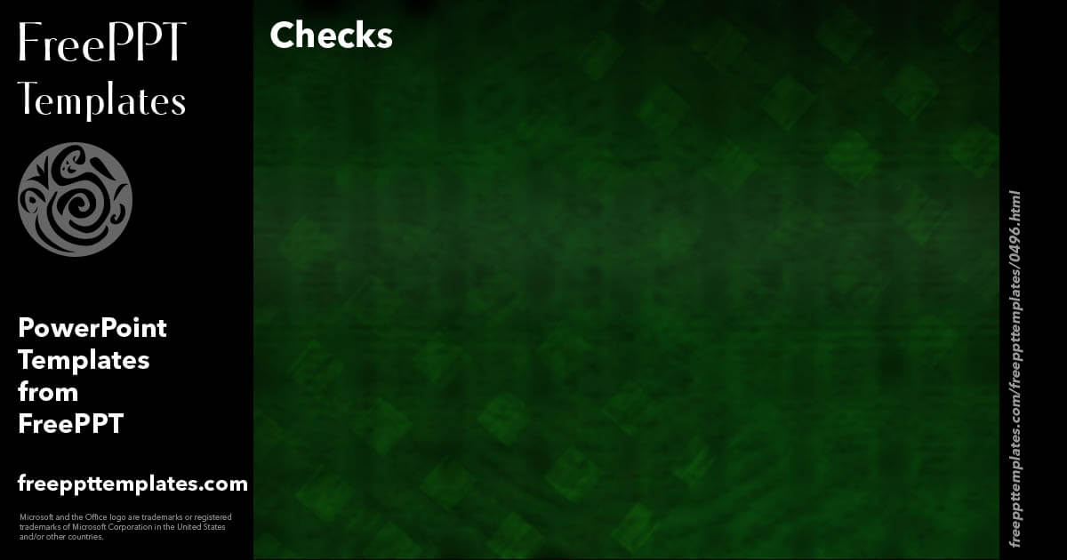 Checks 07 - PowerPoint Templates