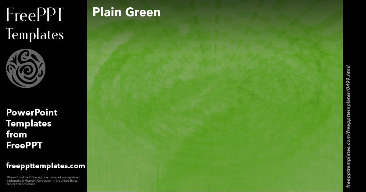 Plain Green - PowerPoint Templates