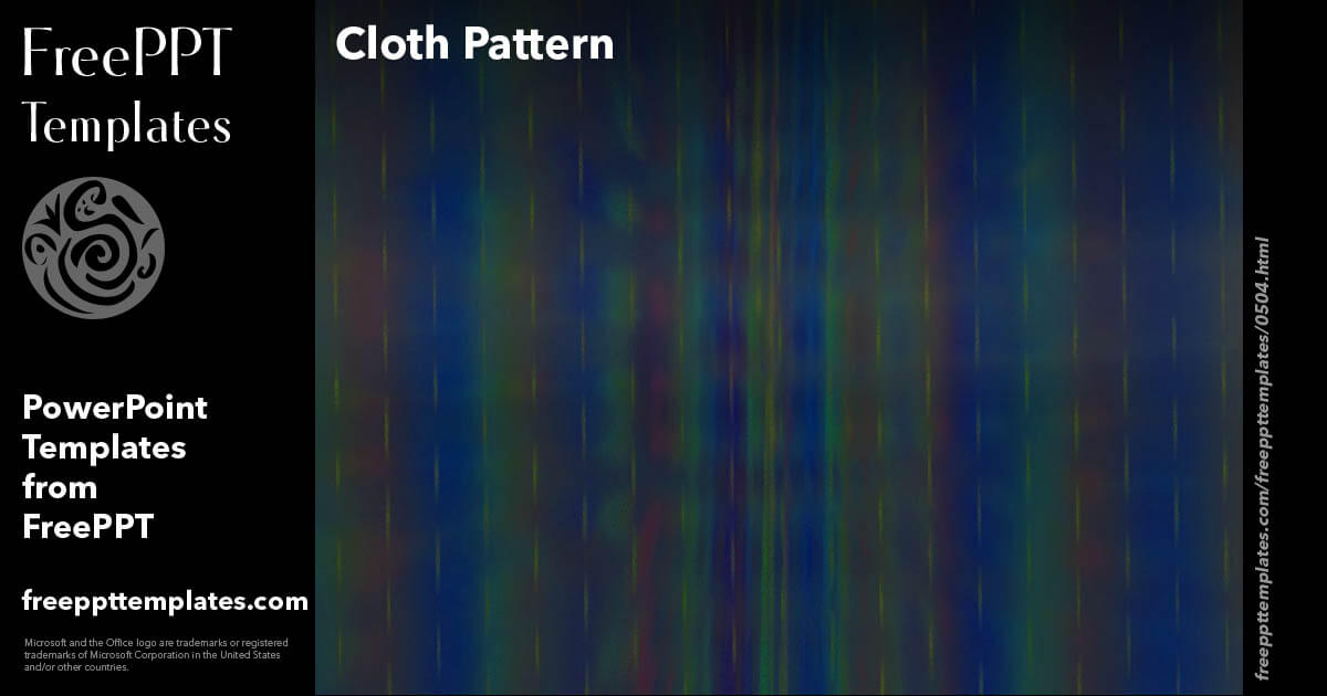 Cloth Pattern - PowerPoint Templates