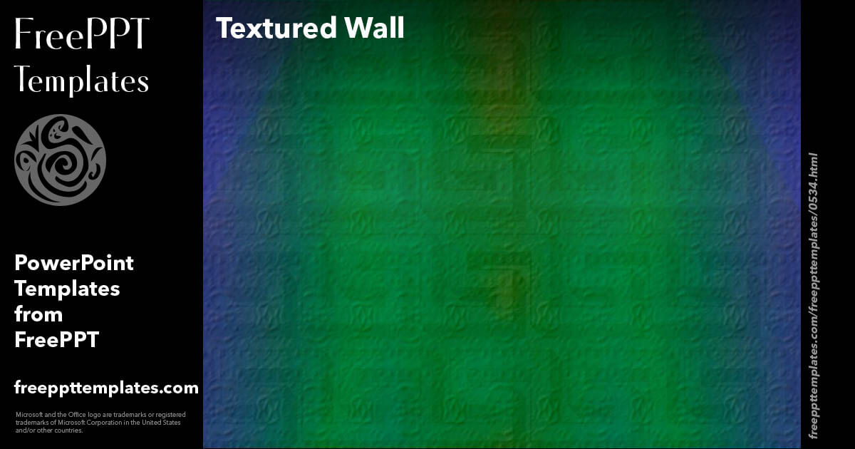 Textured Wall 05 - PowerPoint Templates