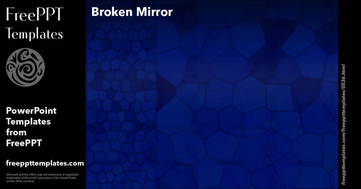 Broken Mirror - PowerPoint Templates