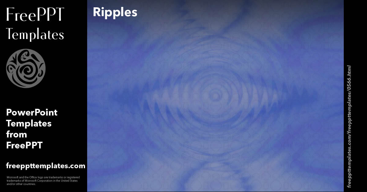 Ripples 06 - PowerPoint Templates