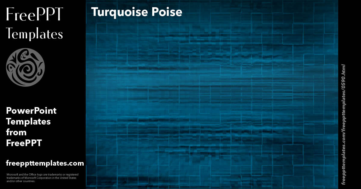 Turquoise Poise - PowerPoint Templates