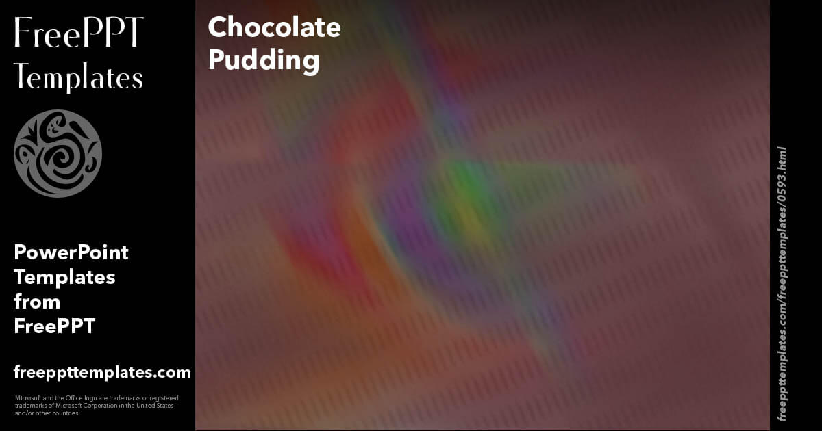 Chocolate Pudding - PowerPoint Templates