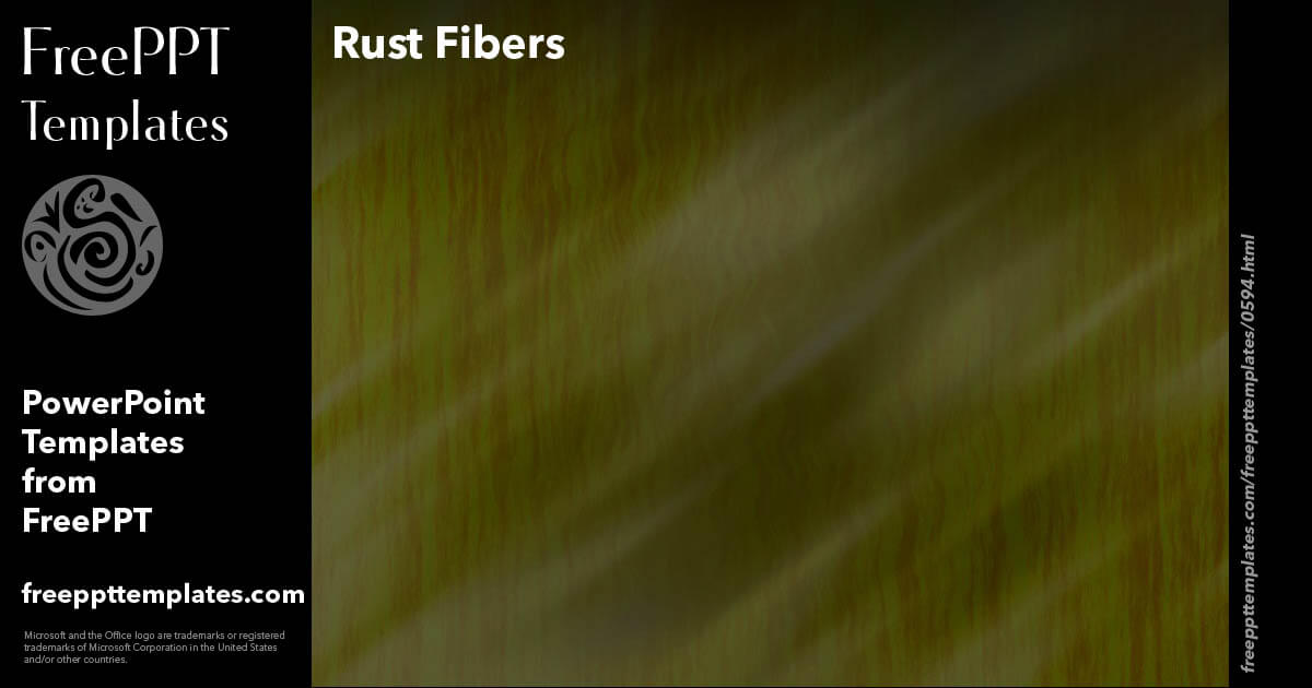 Rust Fibers - PowerPoint Templates