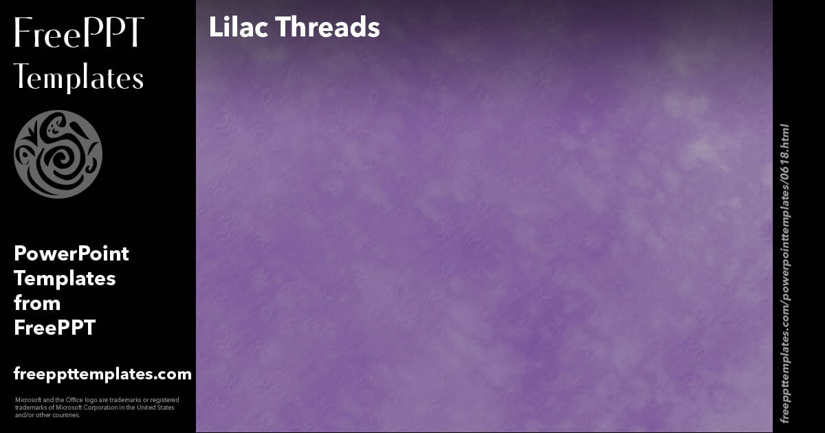 Lilac Threads - PowerPoint Templates