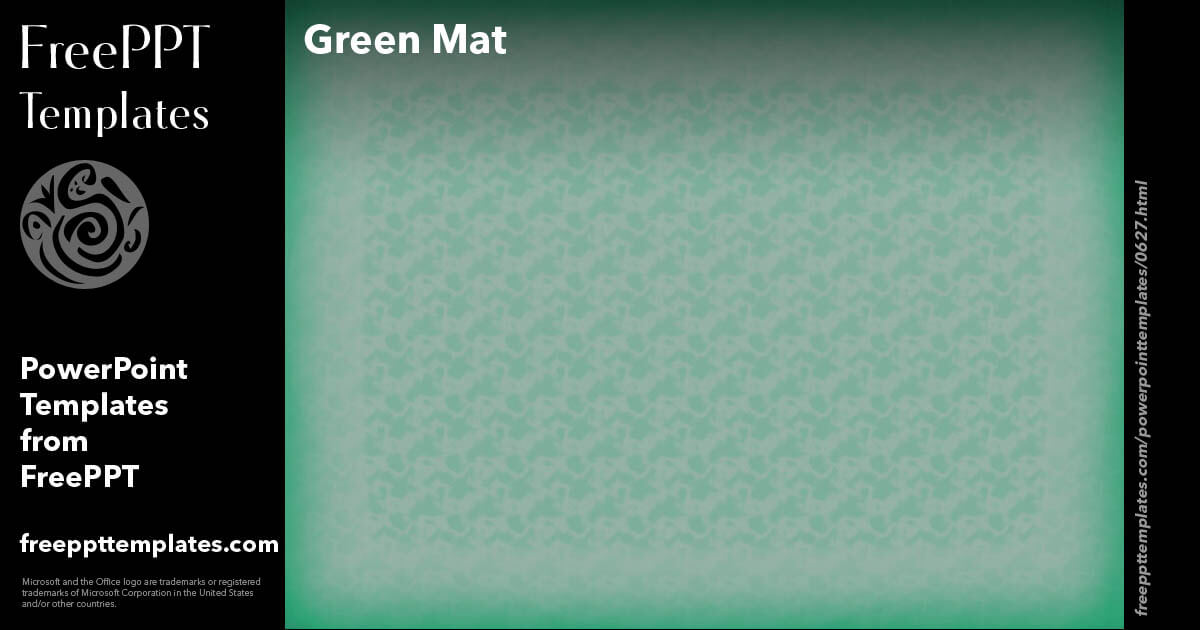 Green Mat - PowerPoint Templates