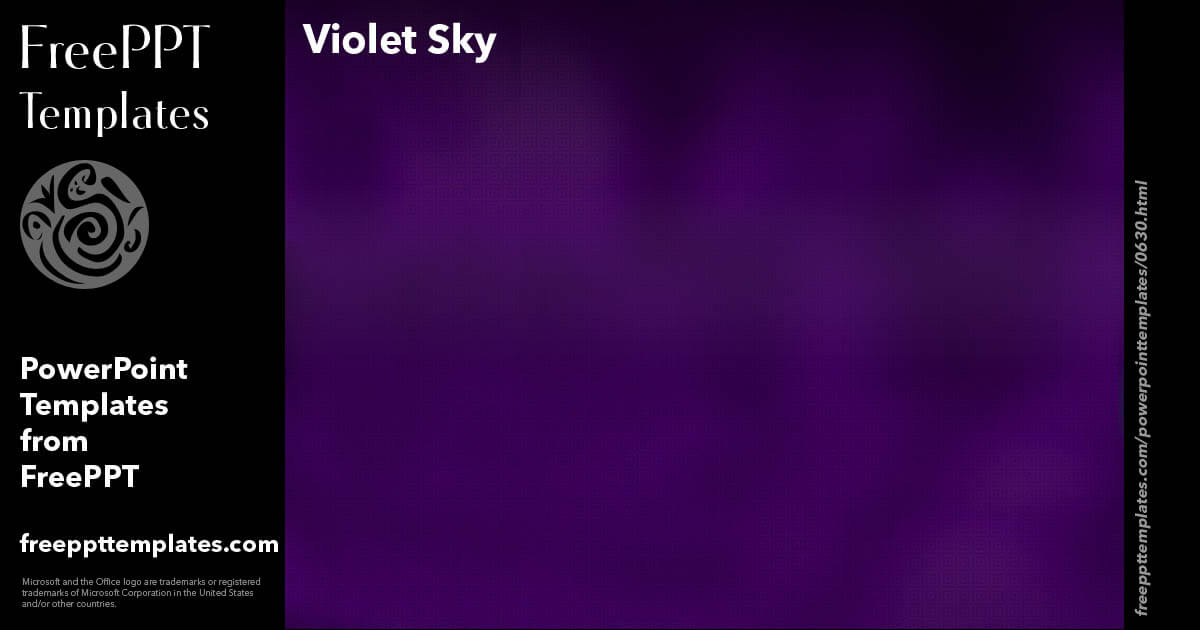 Violet Sky - PowerPoint Templates